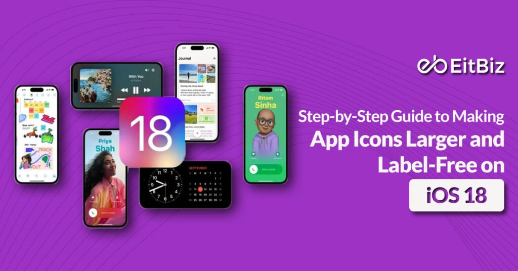 How to Make iPhone App Icons Larger and Label-Free on iOS 18